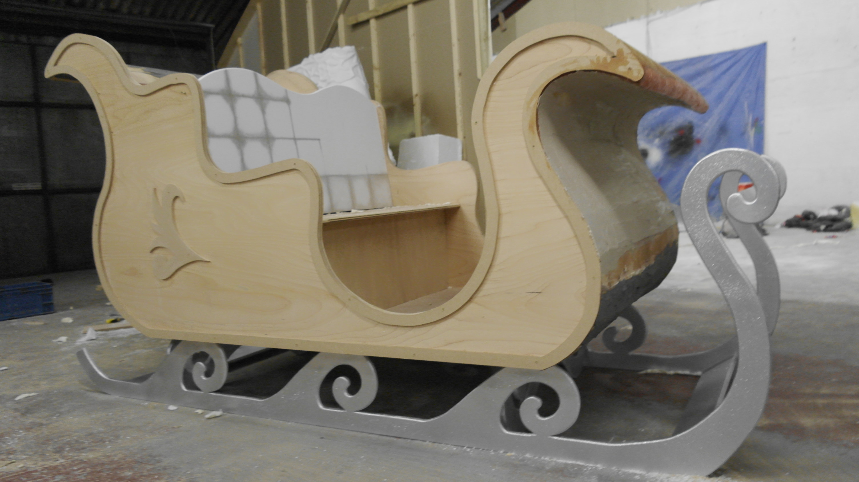12 New Life Size Santa Sleigh Template